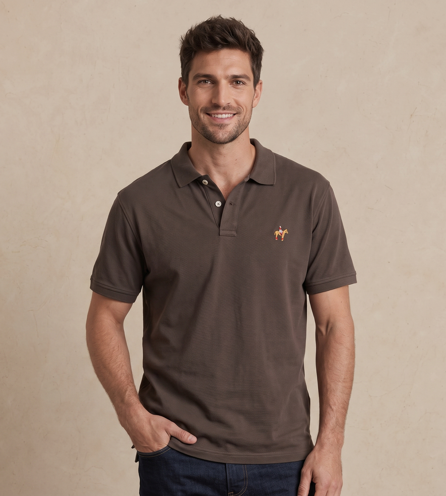 Polo Fondo Entero Chocolate Ref. 101111026– Polo club Colombia