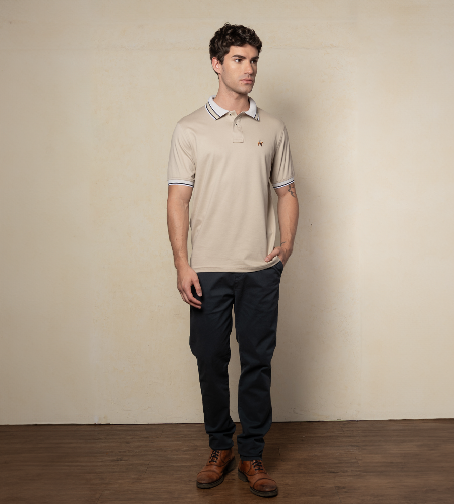 Polo Fondo Entero Color Arena | Polo Club® Colombia– Polo club Colombia