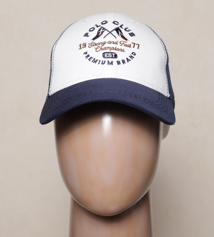 Gorra Contraste Color Azul Oscuro | Polo Club Colombia– Polo club Colombia