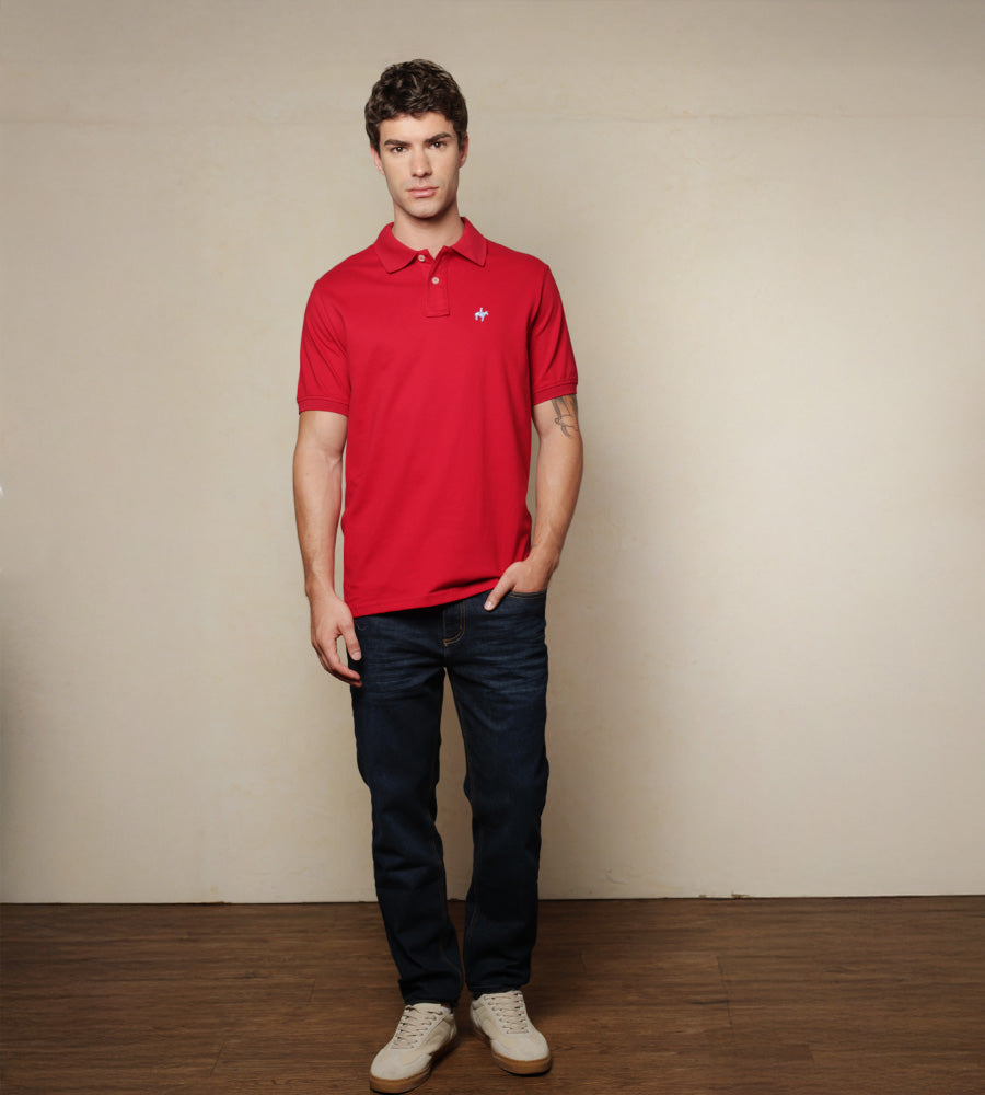 Polo Fondo Entero Color Rojo | Polo Club® Colombia– Polo club Colombia